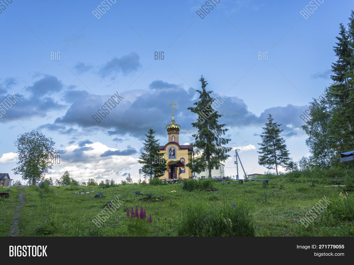 Chapel On Holy Spring Image & Photo (Free Trial) | Bigstock