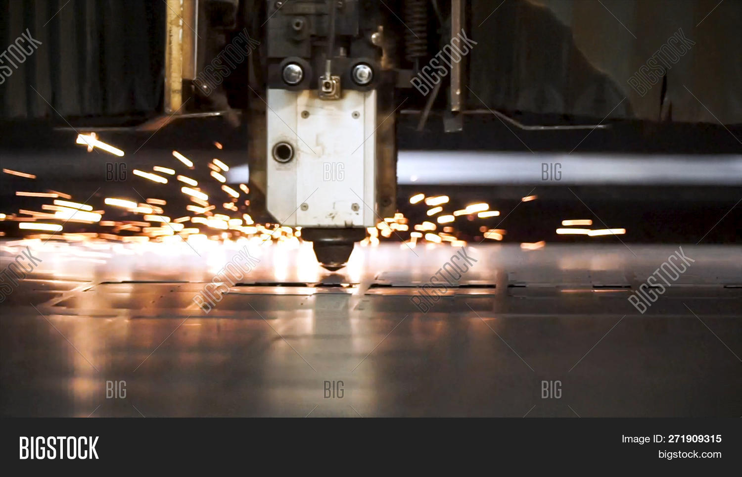 Cutting Metal. Sparks Image & Photo (Free Trial) | Bigstock