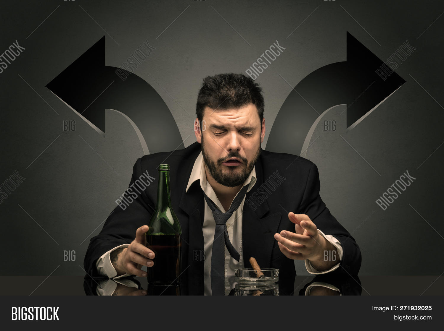 Drunk Disappointed Man Image & Photo (Free Trial) | Bigstock