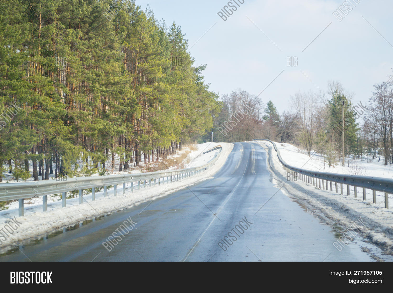 Melting Snow Outside Image & Photo (Free Trial) | Bigstock