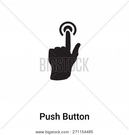 Push Button Icon Vector & Photo (Free Trial) | Bigstock