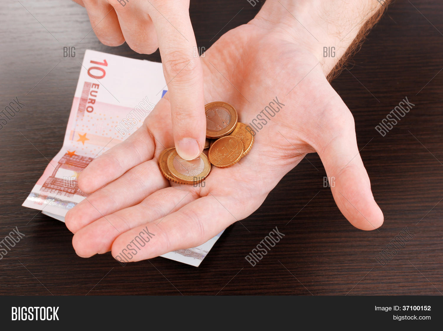 Counting Money Hand On Image & Photo (Free Trial) | Bigstock