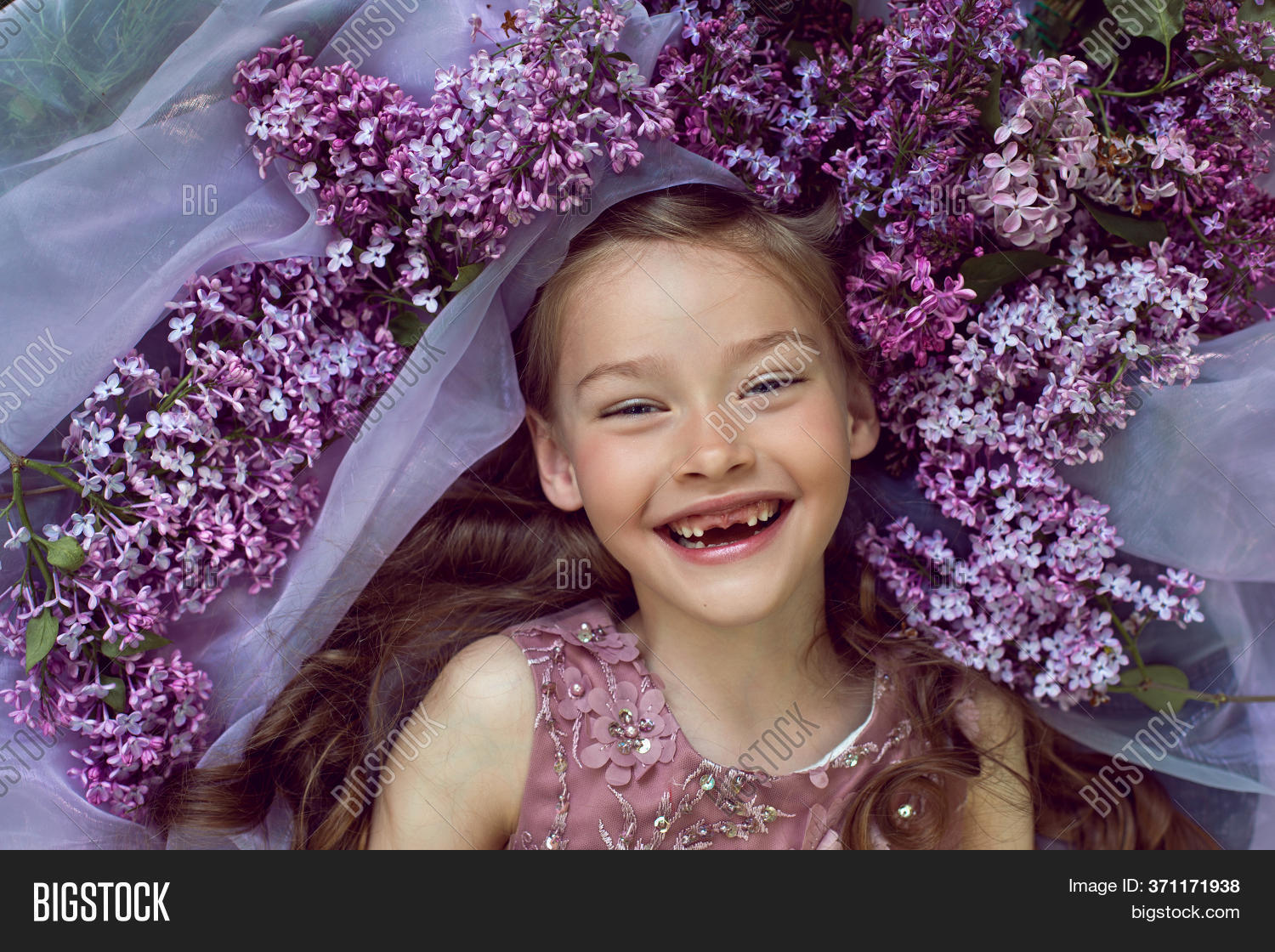 Child Girl Purple Image & Photo (Free Trial) | Bigstock