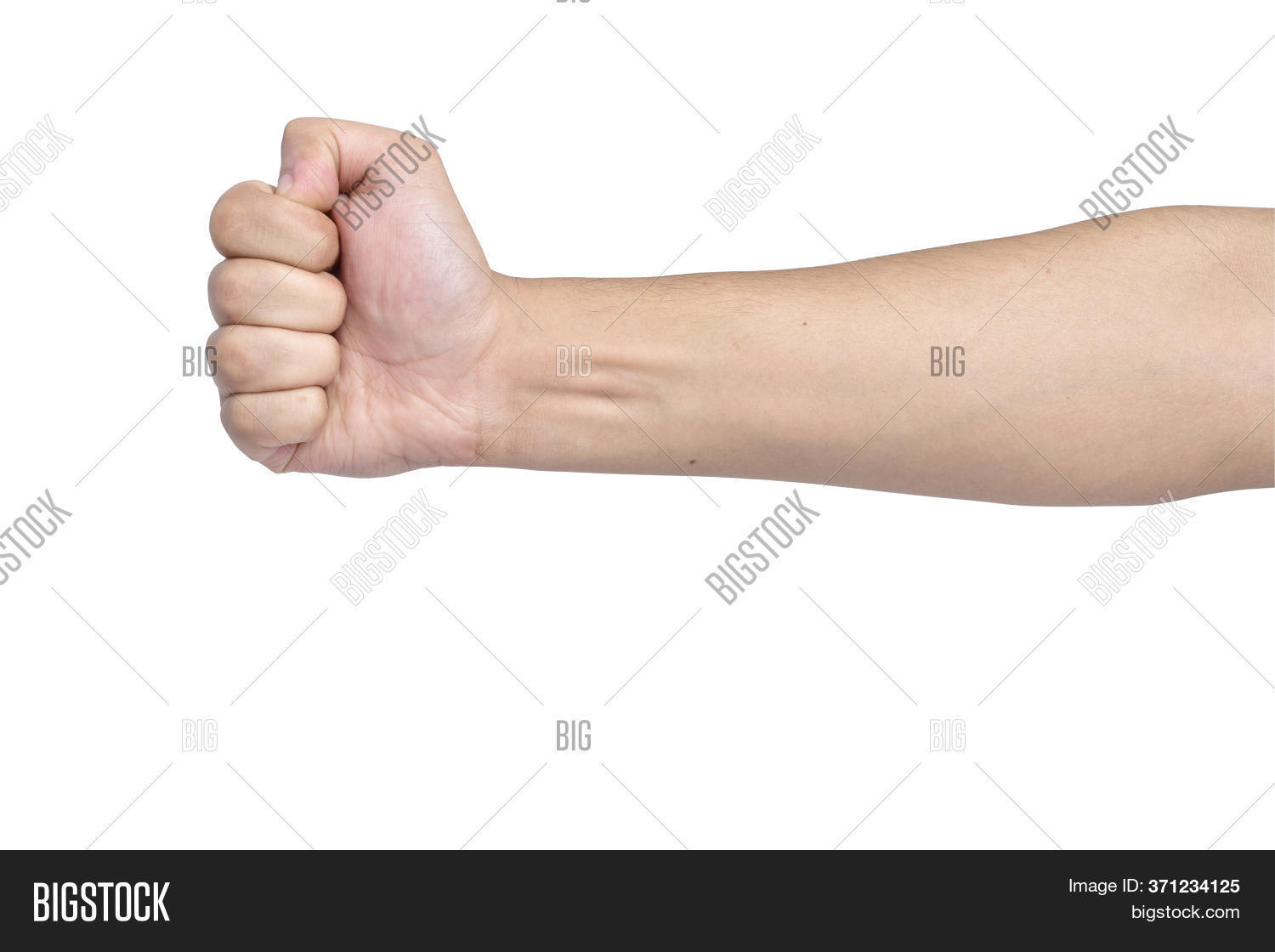 Hand Punch Isolated On Image & Photo (Free Trial) | Bigstock