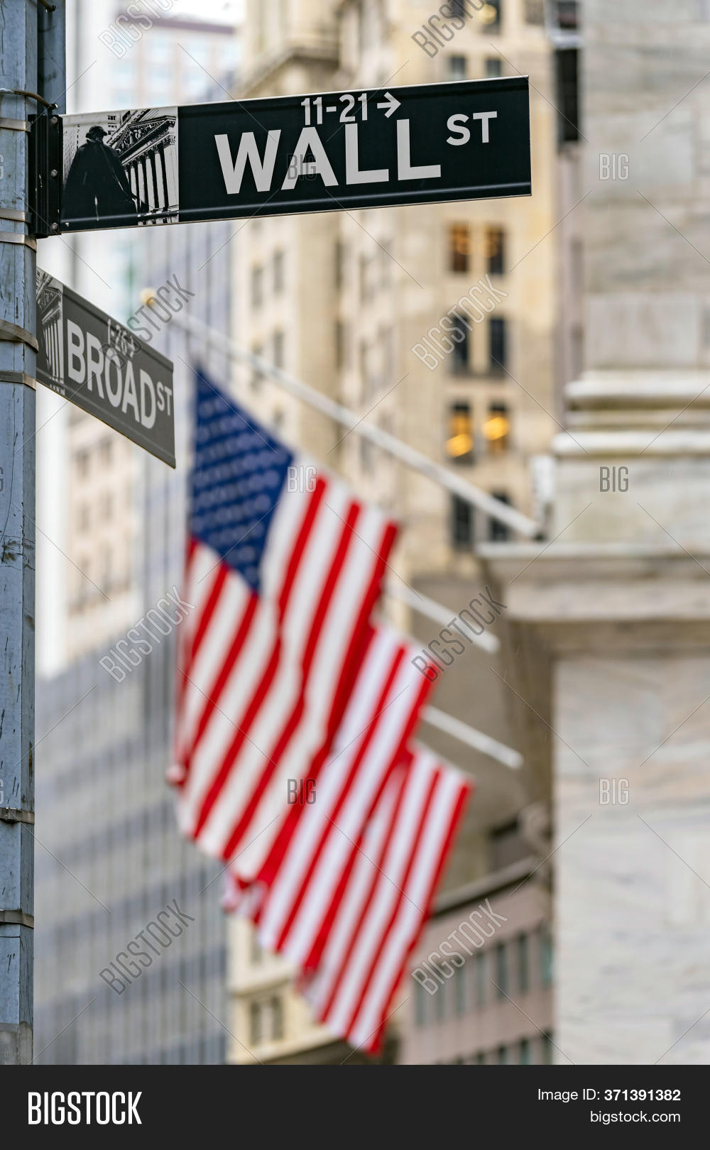 Wall Street Sign New Image & Photo (Free Trial) | Bigstock