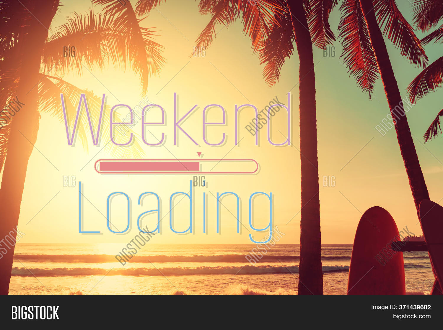 Weekend Loading Words Image & Photo (Free Trial) | Bigstock