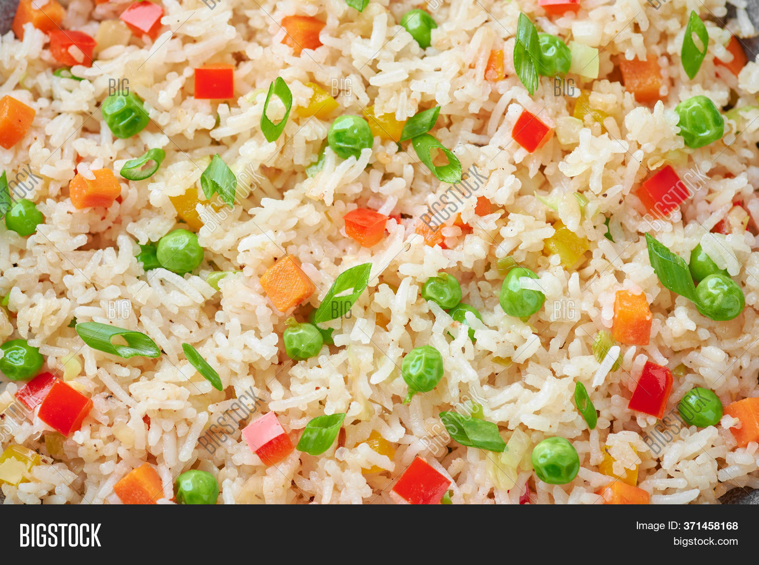 Veg Fried Rice Close Image & Photo (Free Trial) | Bigstock
