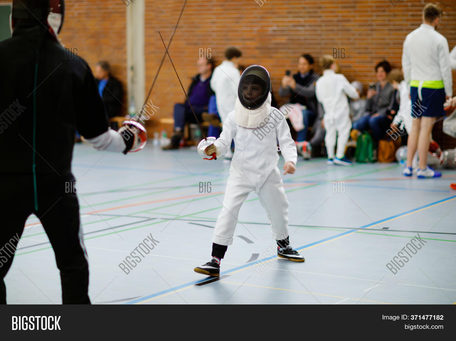 Little Kid Boy Fencing Image & Photo (Free Trial) | Bigstock