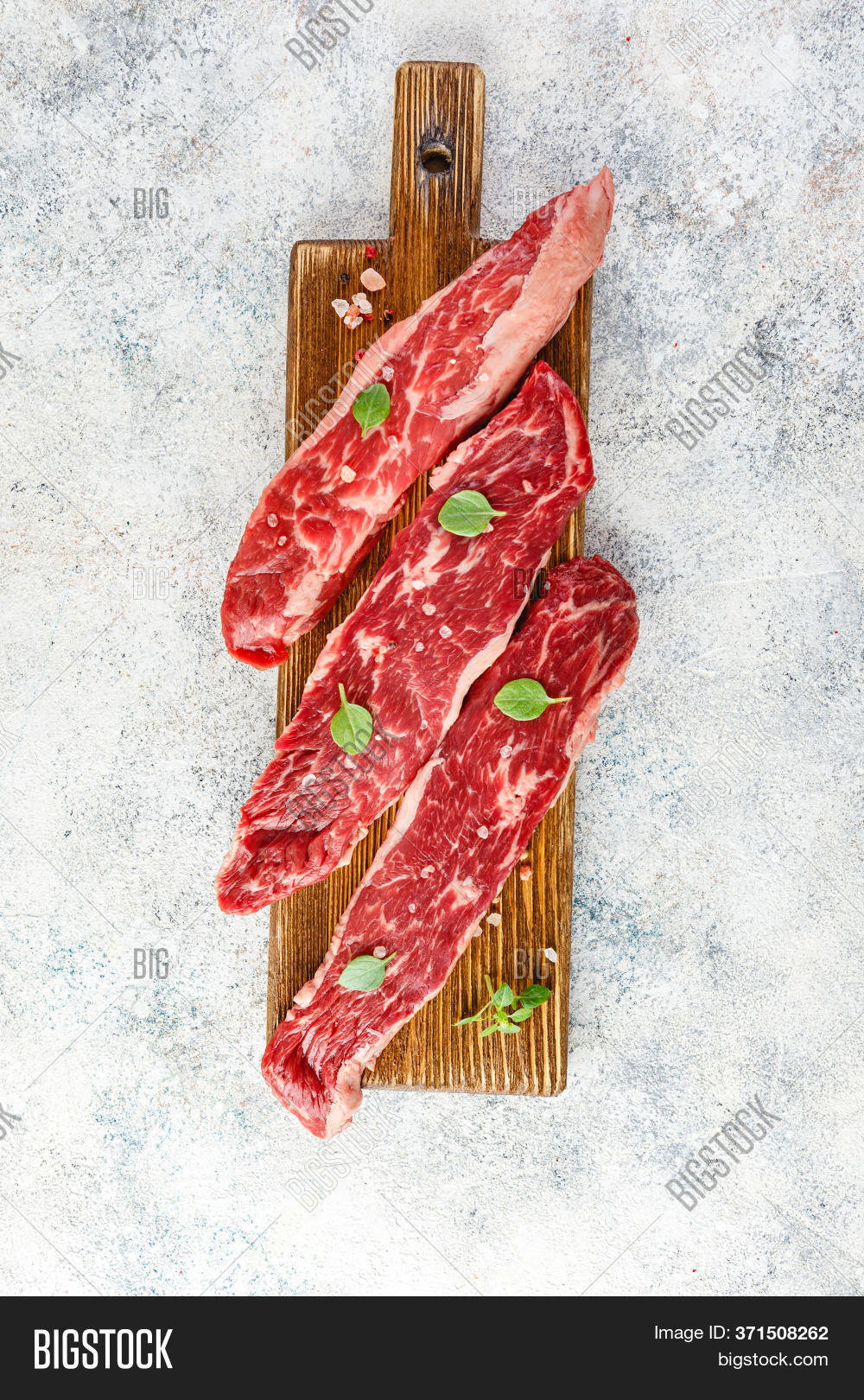 Three Pieces Raw Beef Image & Photo (Free Trial) | Bigstock