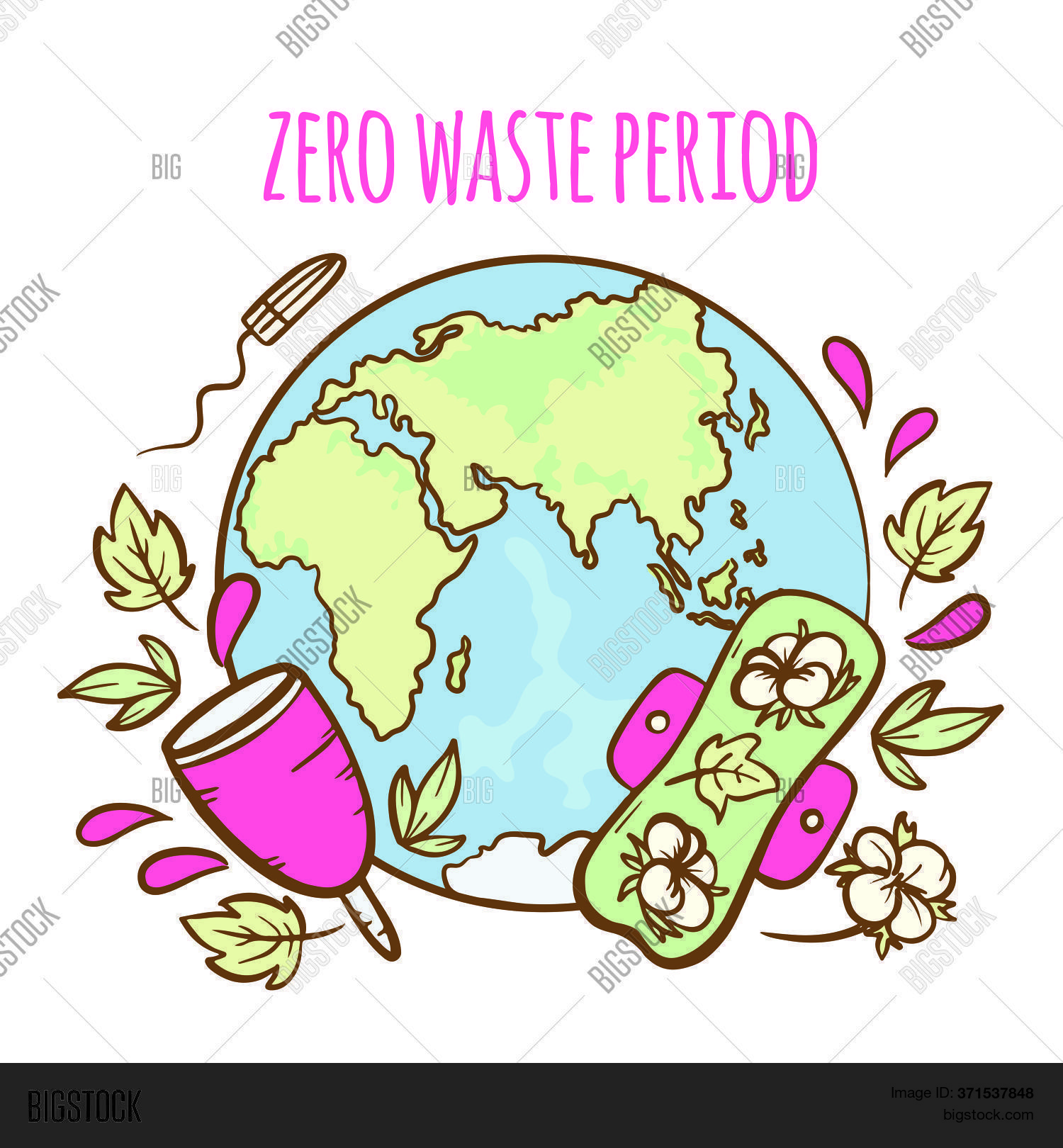 Zero Waste Period Vector & Photo (Free Trial) | Bigstock