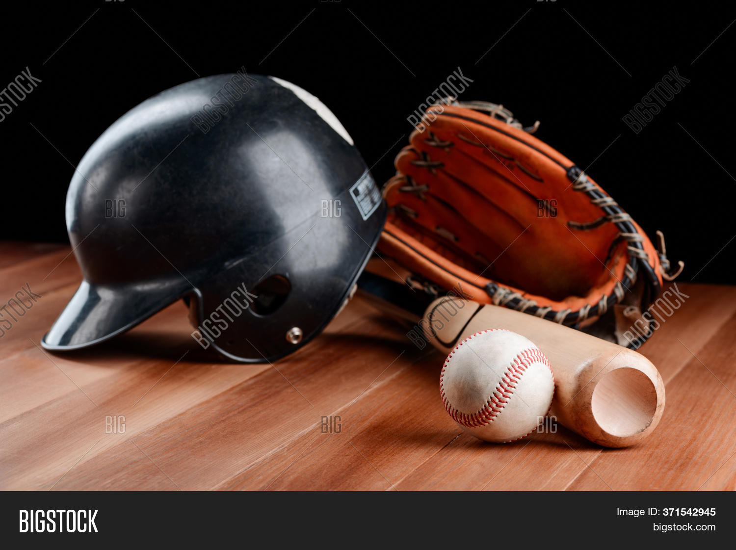 Ball, Bat, Mitt Helmet Image & Photo (Free Trial) | Bigstock
