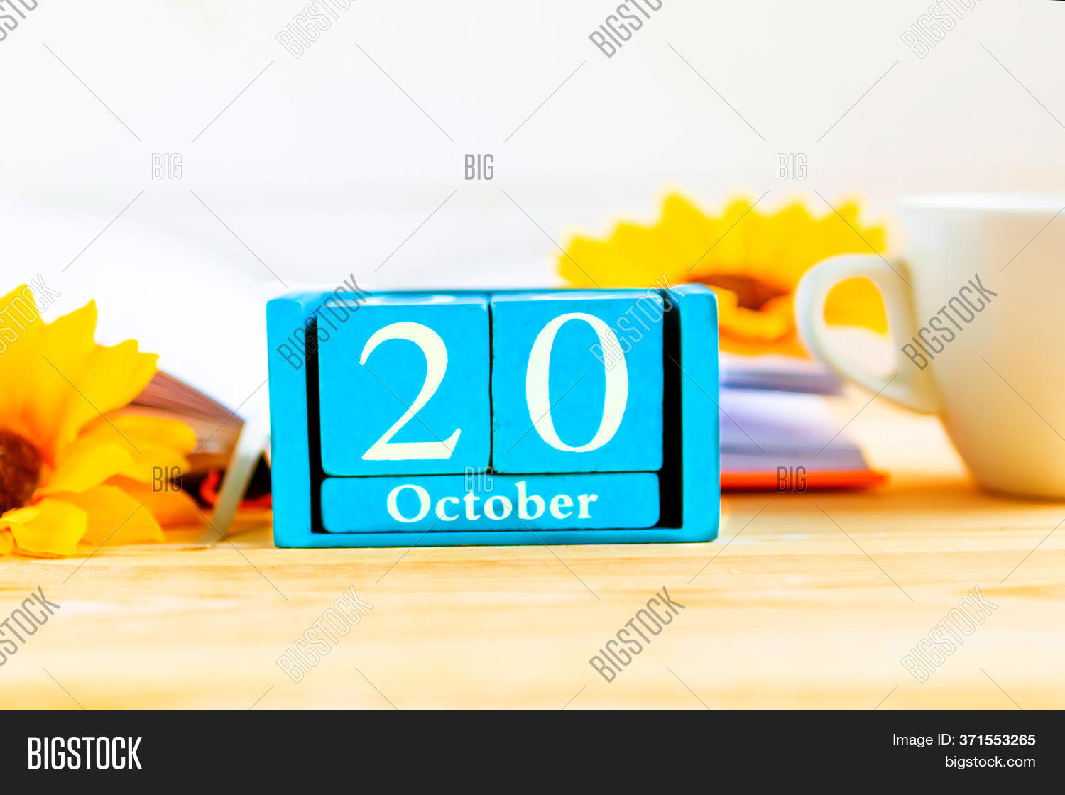 October 20 On Wooden Image & Photo (Free Trial) | Bigstock