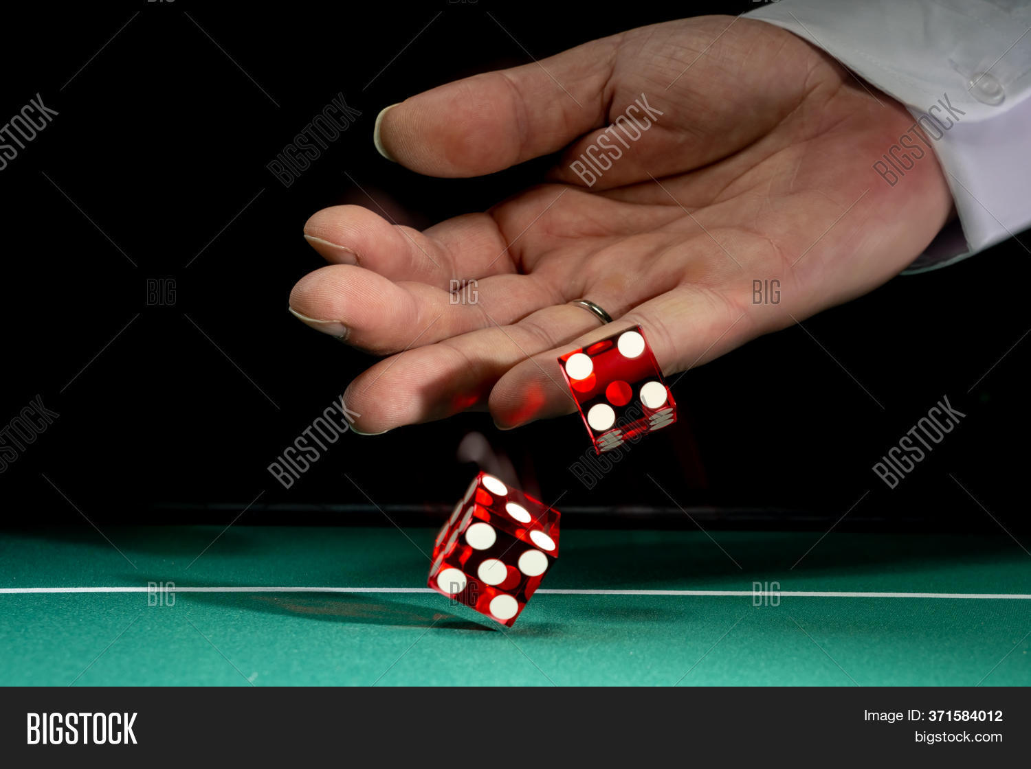 Man Gambling Craps Image & Photo (Free Trial) | Bigstock