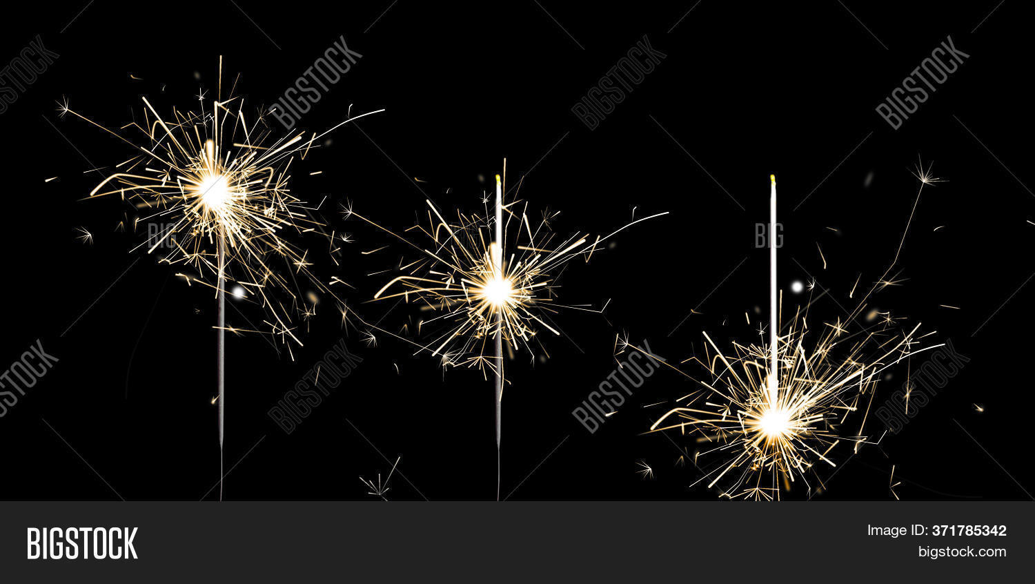Set Burning Sparklers Image & Photo (Free Trial) | Bigstock