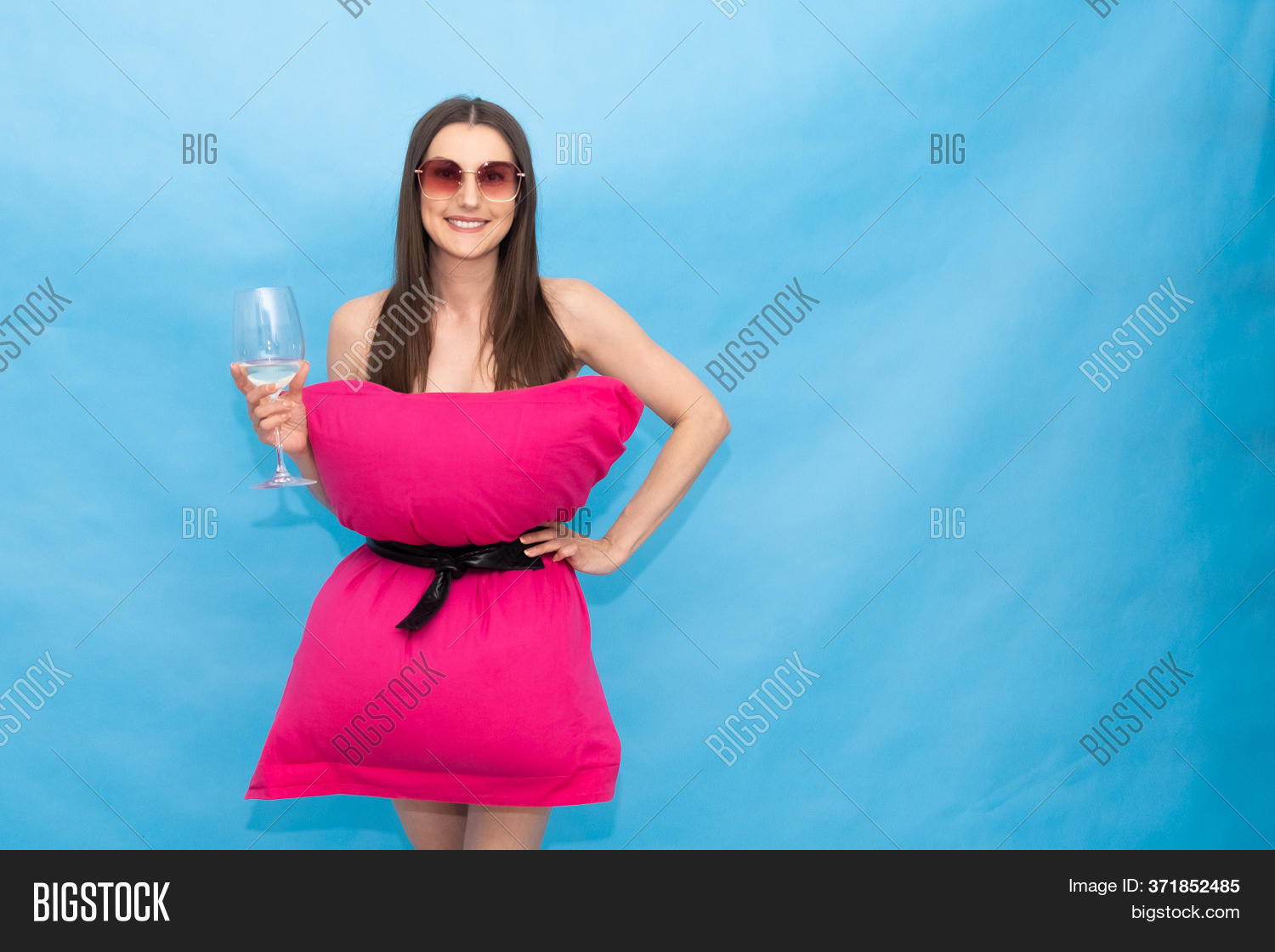 Happy Woman Pink Image & Photo (Free Trial) | Bigstock