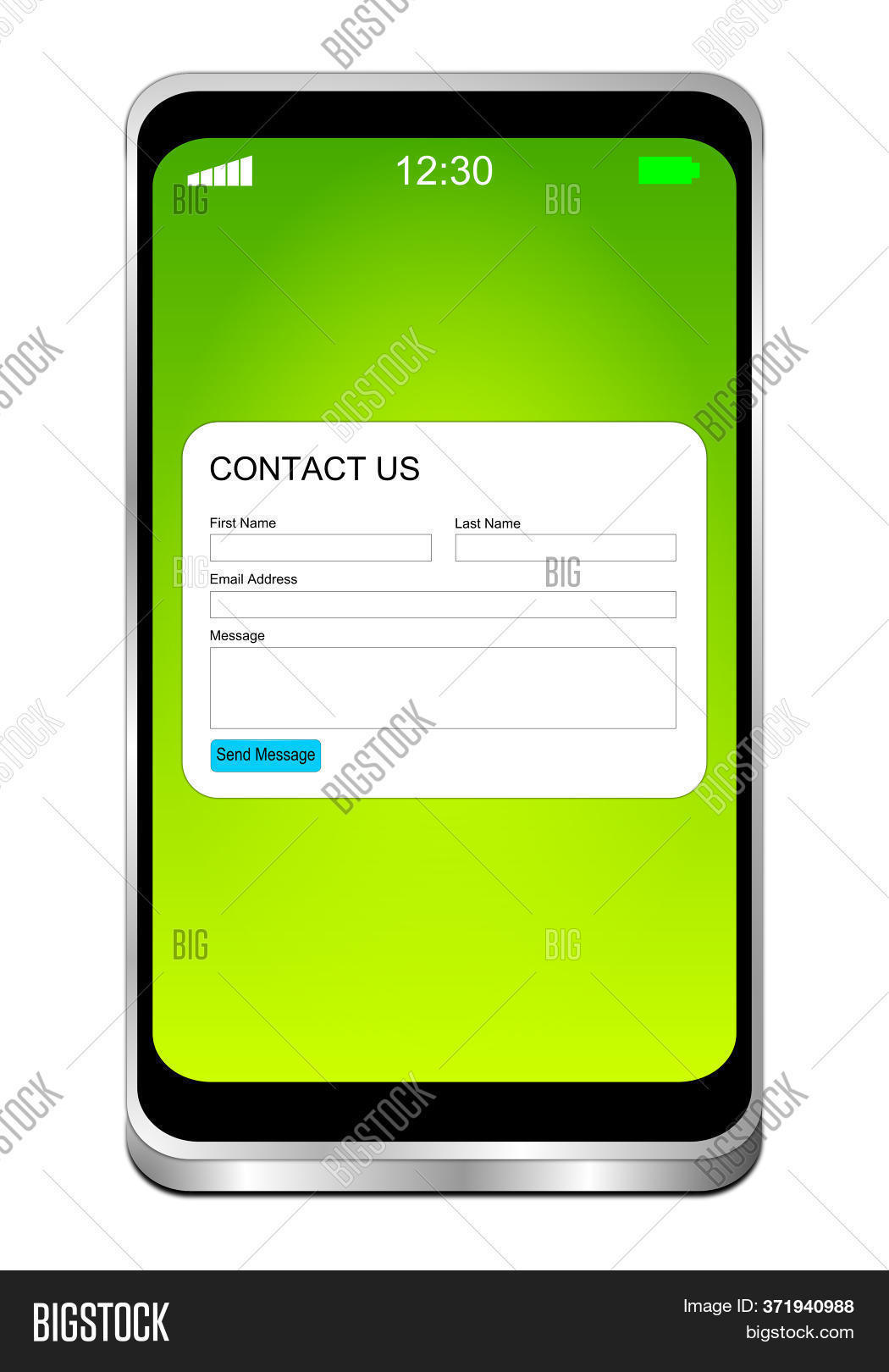 Smartphone Contact Us Image & Photo (Free Trial) | Bigstock