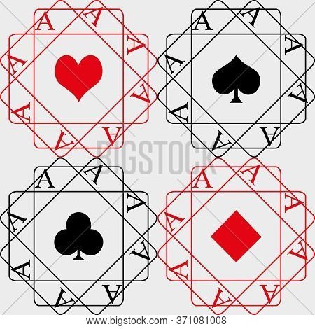 Combination Four Aces Vector & Photo (Free Trial) | Bigstock