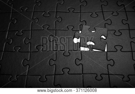 Puzzles Black. Image & Photo (Free Trial) | Bigstock