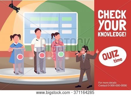 Quiz Show Banner Flat Vector & Photo (Free Trial) | Bigstock