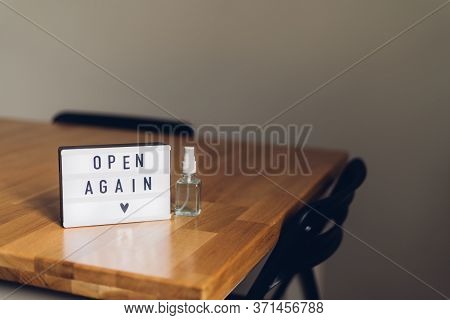 Open Again Sigh On Image & Photo (Free Trial) | Bigstock