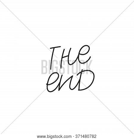 End Calligraphy Quote Vector & Photo (Free Trial) | Bigstock