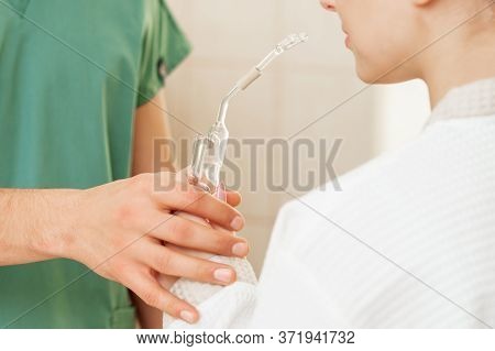 Woman Receives Nasal Image & Photo (Free Trial) | Bigstock