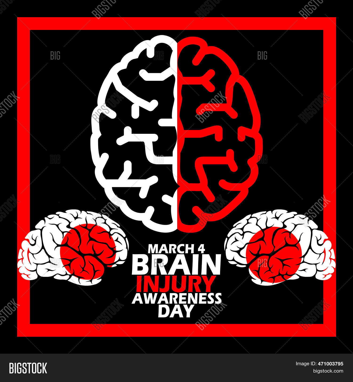 Injured Brain Icon Image & Photo (Free Trial) | Bigstock