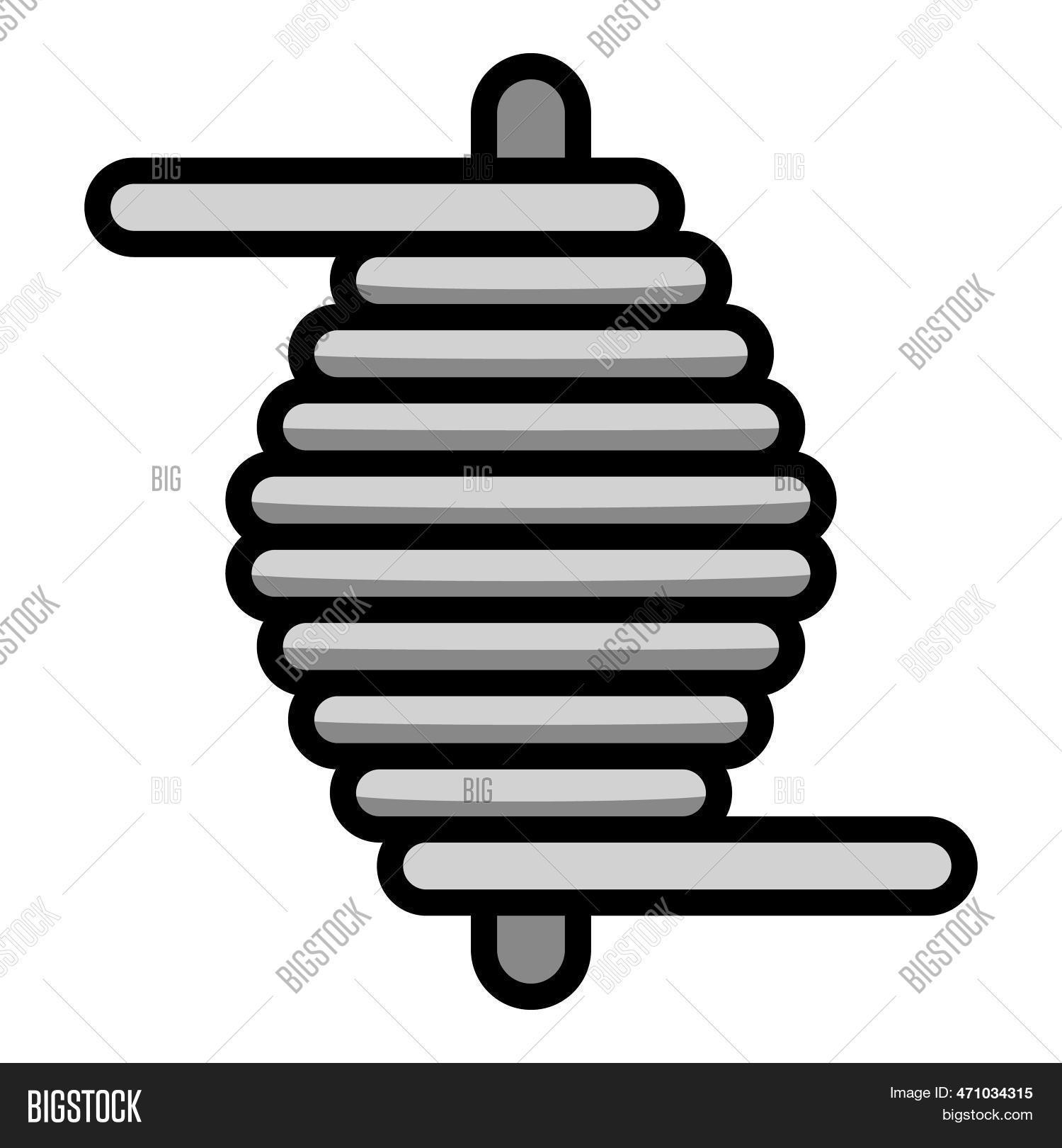 Steel Coil Icon. Image & Photo (Free Trial) | Bigstock