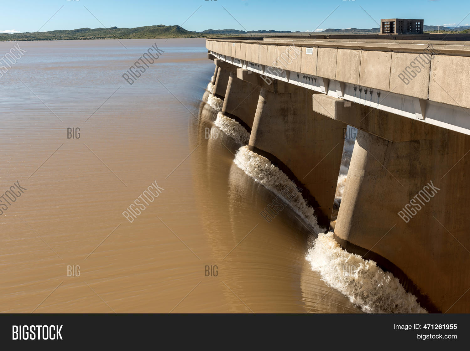 Gariep Dam Overflowing Image & Photo (Free Trial) | Bigstock