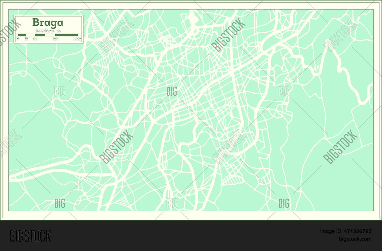 Braga Portugal City Vector & Photo (Free Trial) | Bigstock