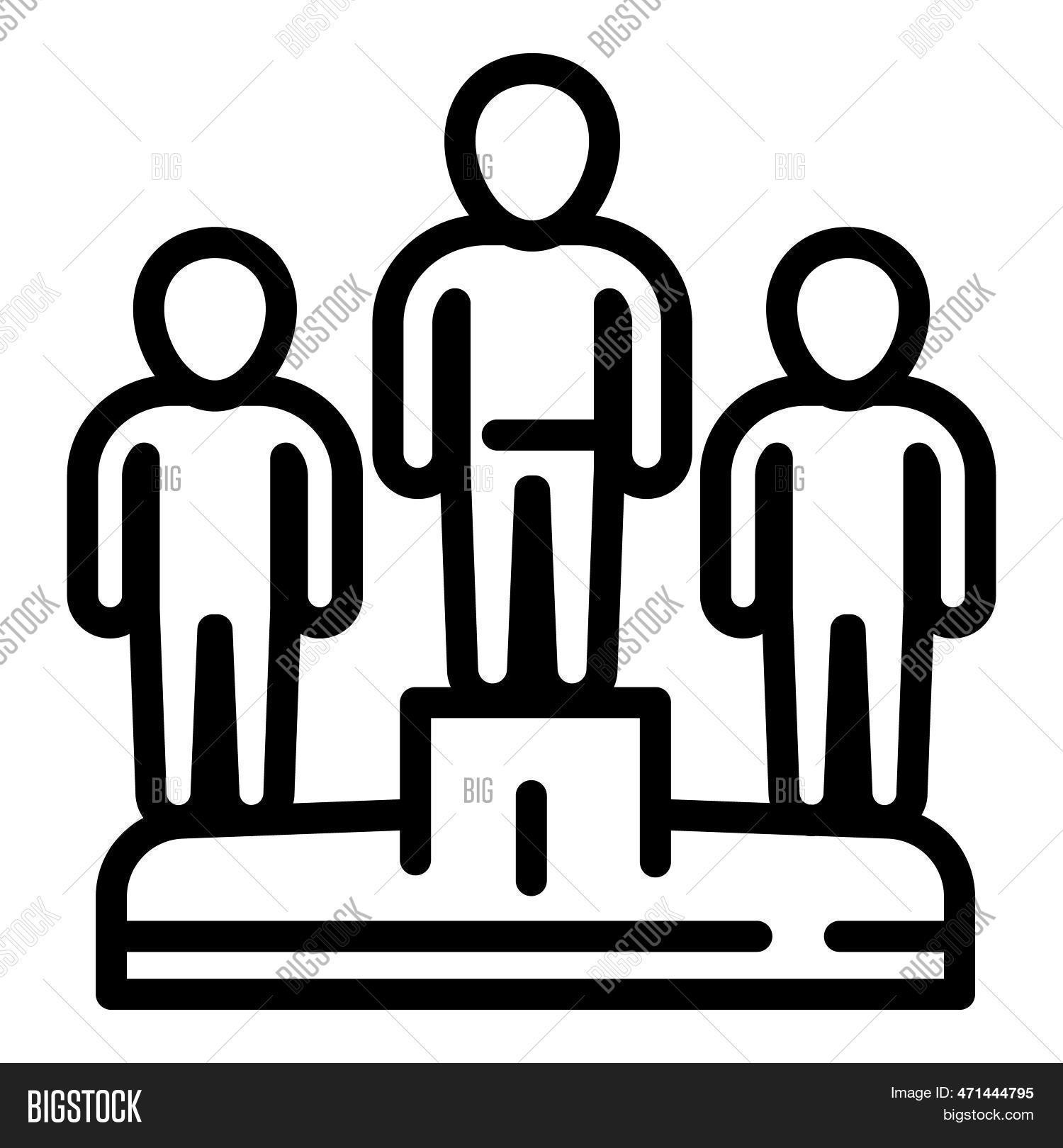 Leader Podium Icon. Image & Photo (Free Trial) | Bigstock