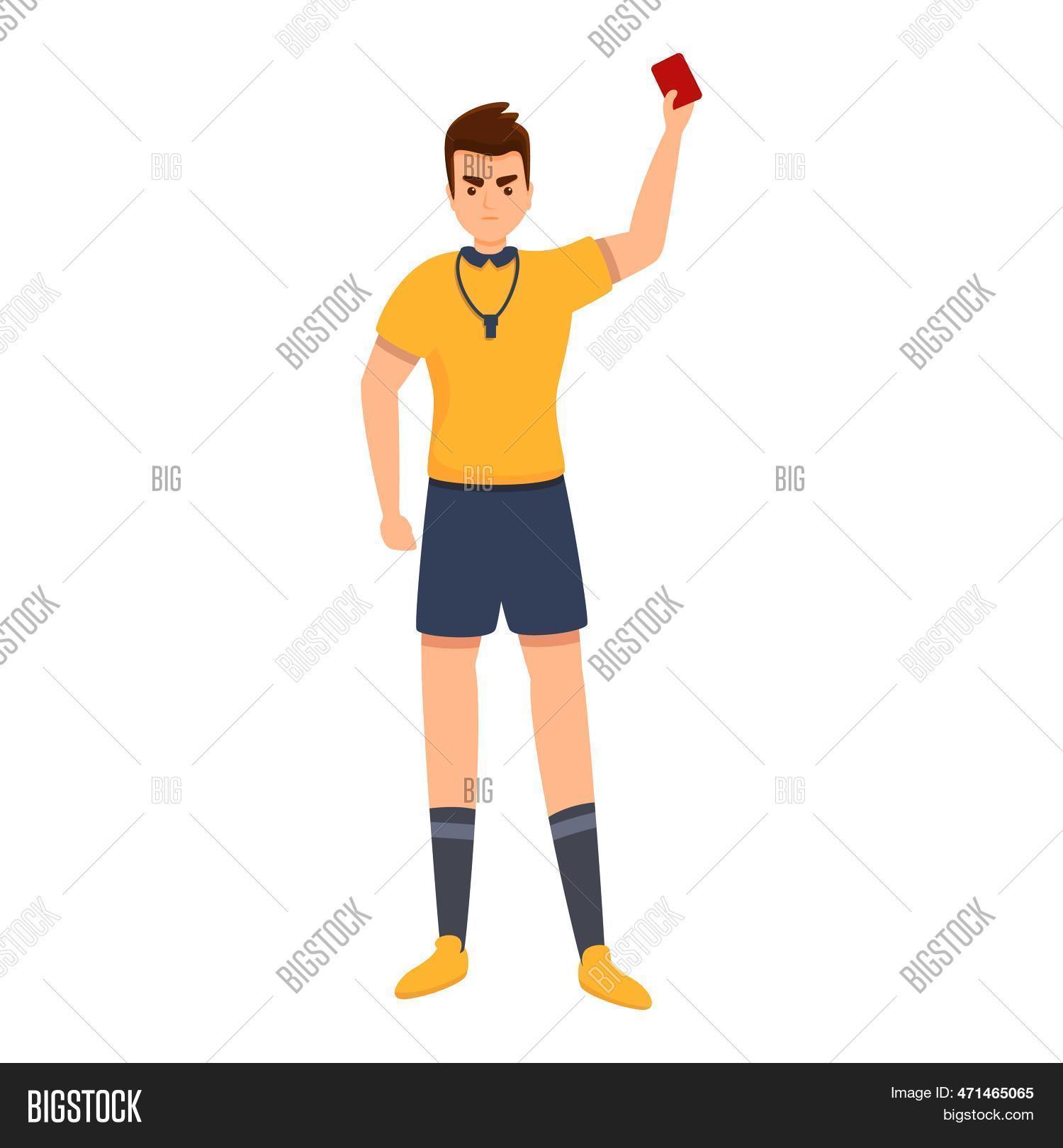 Referee Show Red Card Image & Photo (Free Trial) | Bigstock