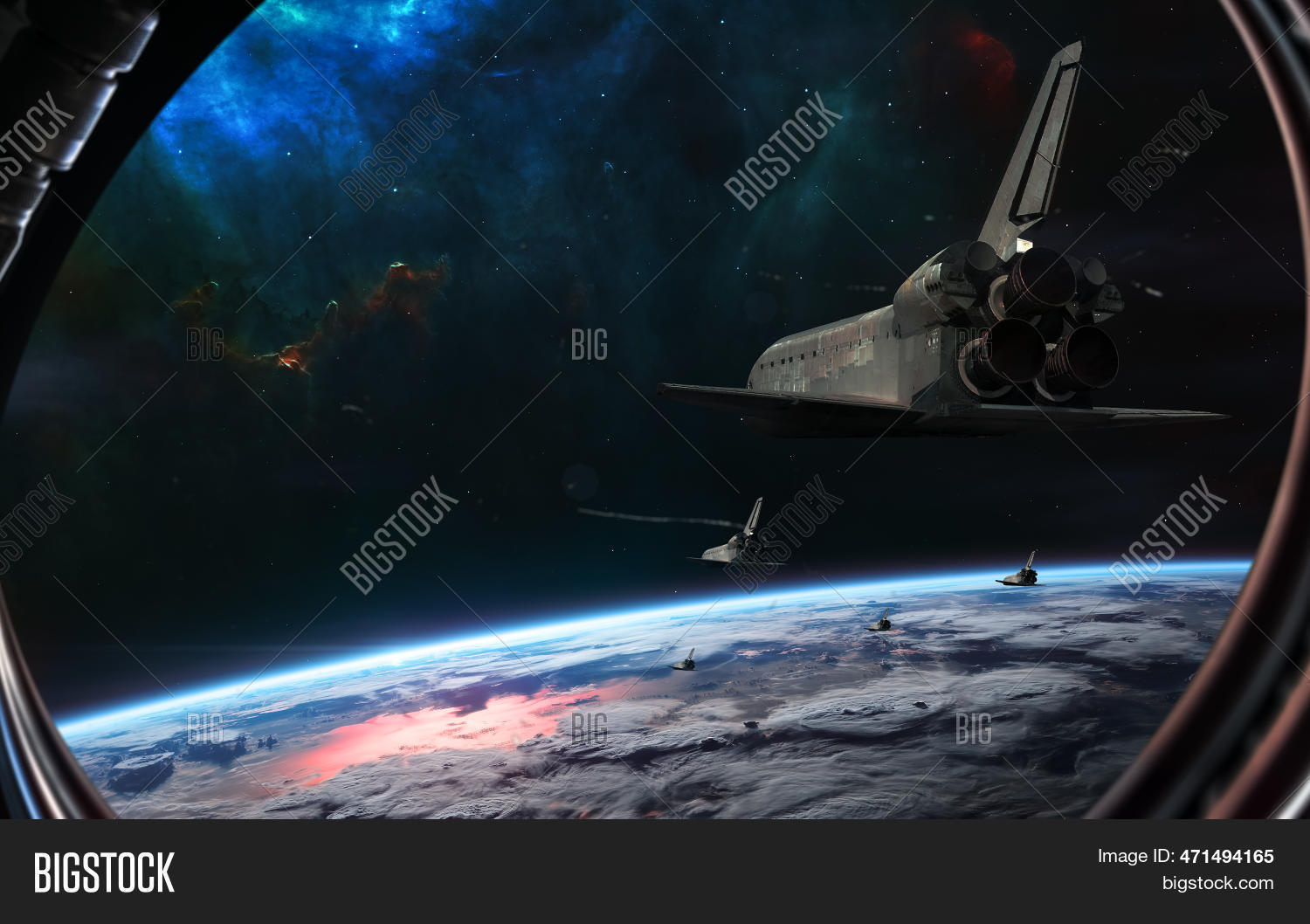 Space Shuttles Orbit Image & Photo (Free Trial) | Bigstock