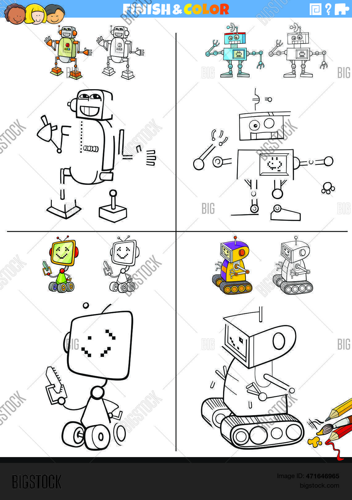 Cartoon Illustration Vector & Photo (Free Trial) | Bigstock