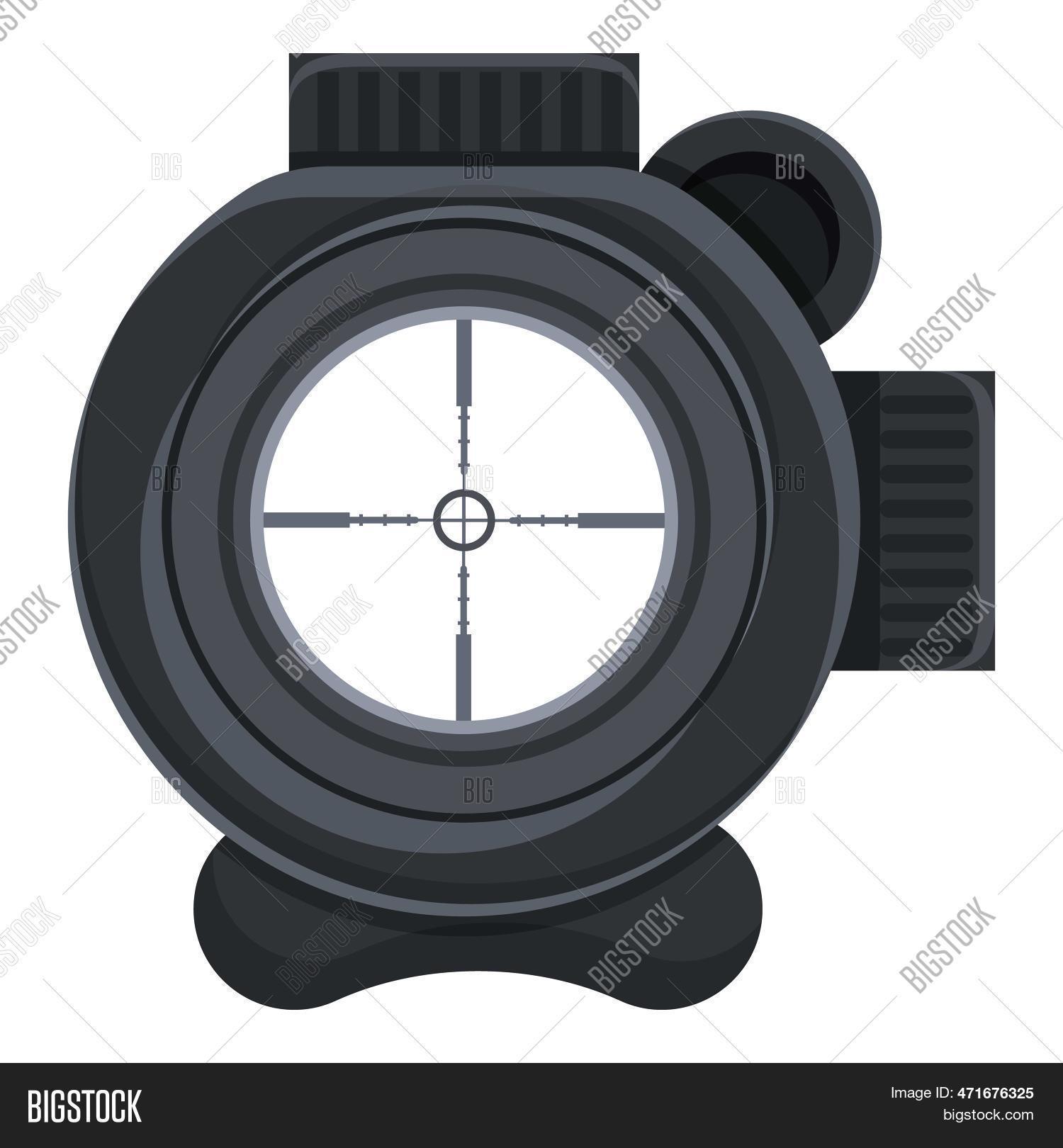 Sniper Scope Icon. Image & Photo (Free Trial) | Bigstock