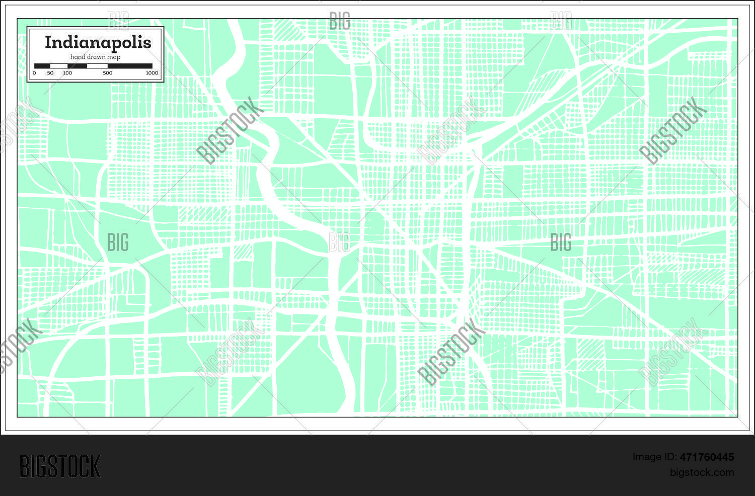 Indianapolis Usa City Vector & Photo (Free Trial) | Bigstock
