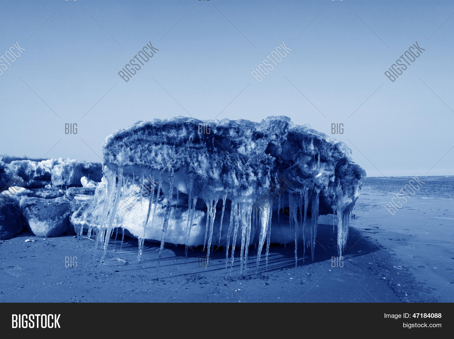 Coast Residual Ice Image & Photo (Free Trial) | Bigstock