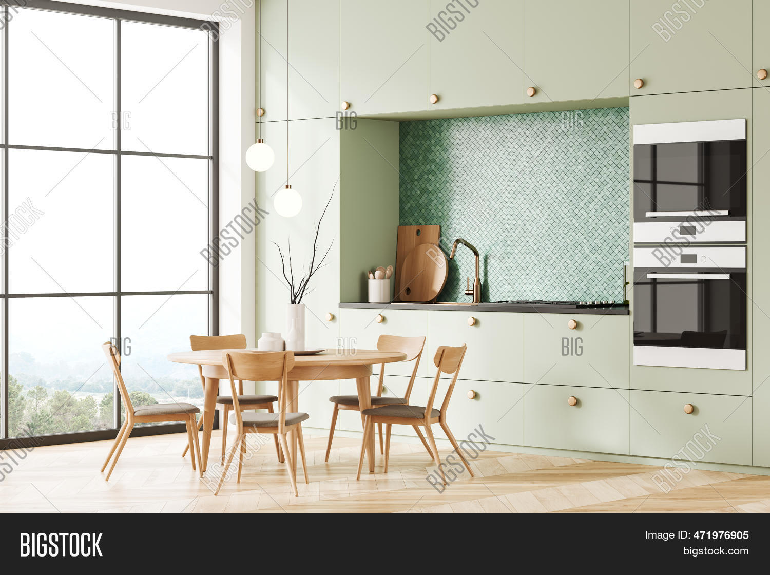 Corner Modern Kitchen Image & Photo (Free Trial) | Bigstock