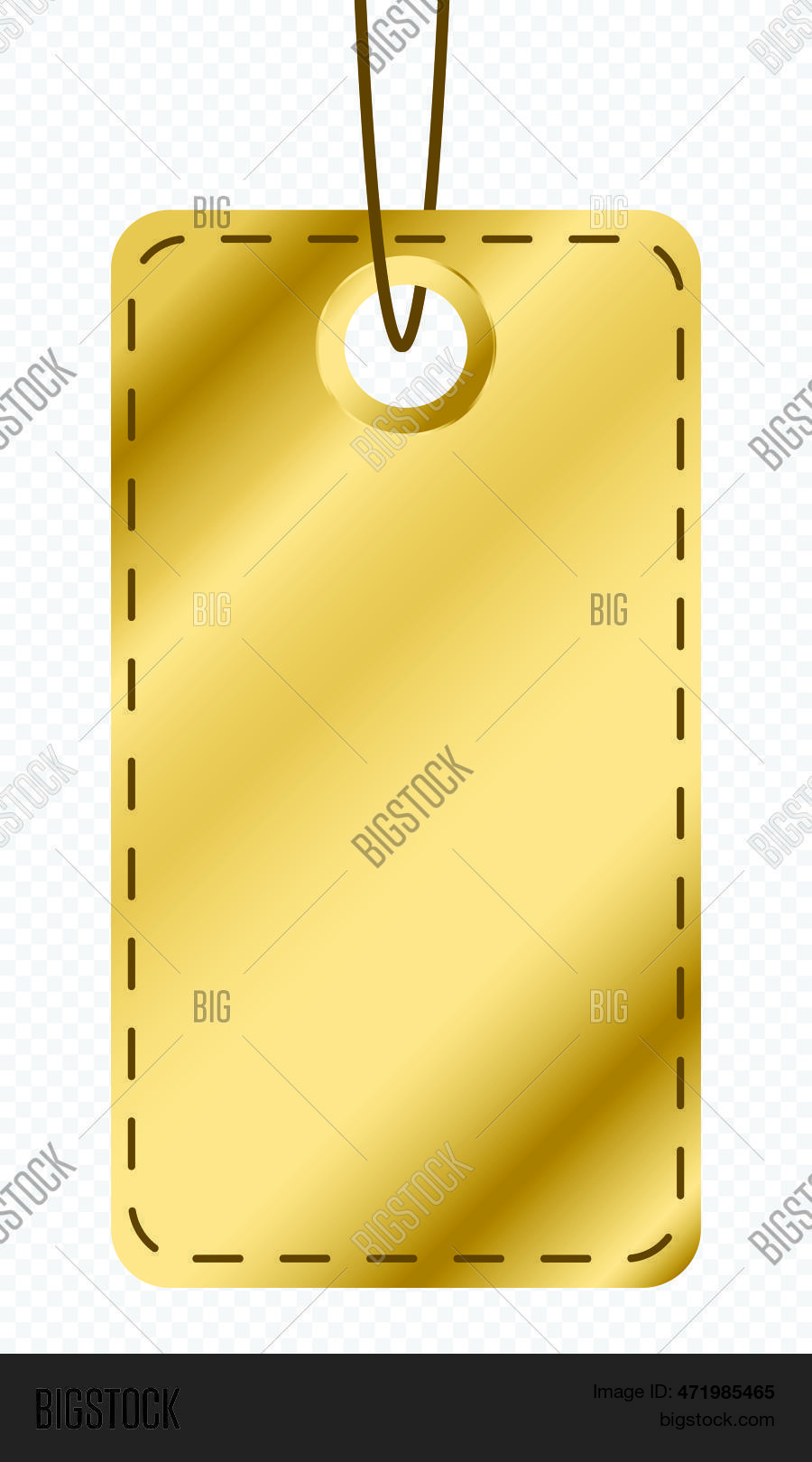 Gold Price Tag Design Vector & Photo (Free Trial) | Bigstock
