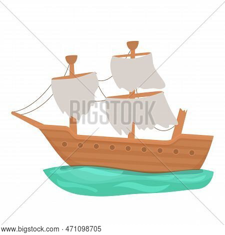 Ship Icon Cartoon Vector & Photo (Free Trial) | Bigstock