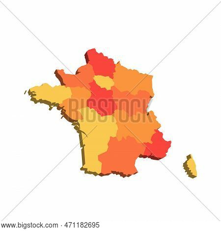 France Political Map Vector & Photo (Free Trial) | Bigstock