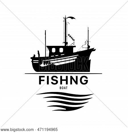 Fishing Boat Logo Vector & Photo (Free Trial) | Bigstock