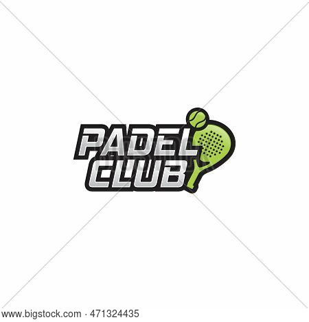 Padel Logo Design Vector & Photo (Free Trial) | Bigstock