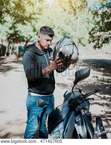 Man On Motorcycle Image & Photo (Free Trial) | Bigstock
