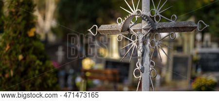 Cemetery - Old Steel Image & Photo (Free Trial) | Bigstock