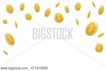 Gold Coins Fall Sky. Vector & Photo (Free Trial) | Bigstock