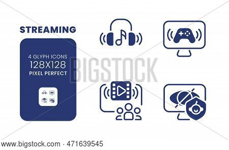 Streaming Black Solid Vector & Photo (Free Trial) | Bigstock