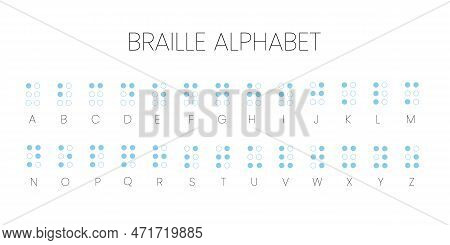 Braille Alphabet Set Vector & Photo (Free Trial) | Bigstock
