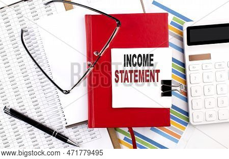 Income Statement Text Image & Photo (Free Trial) | Bigstock
