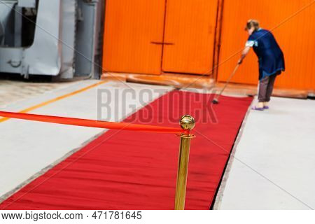 Sweeping Red Carpet On Image & Photo (Free Trial) | Bigstock